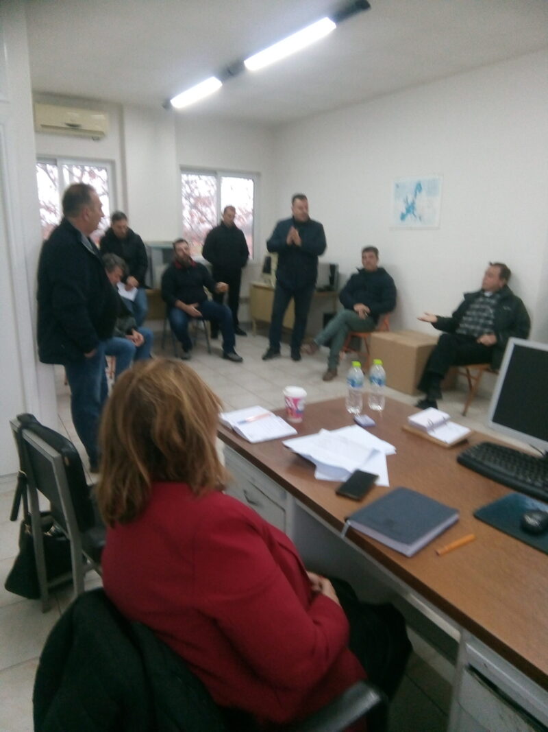 Η Δήμαρχος Ορχομενού με αγρότες της Κοινότητας Αγ. Δημητρίου - STEREA NEWS