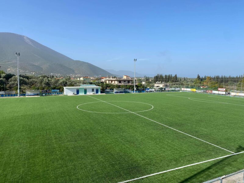 Νέος συνθετικός χλοοτάπητας στο γήπεδο ποδοσφαίρου Δροσιάς Χαλκίδας ...